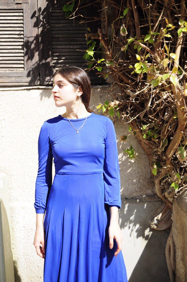 Blue Japanese dress